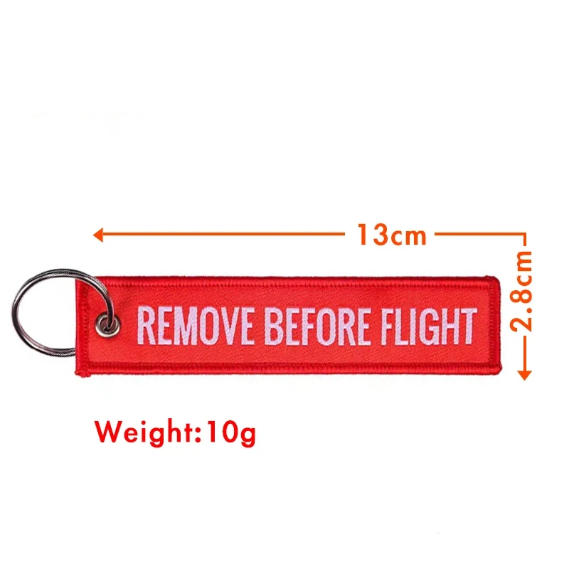 מחזיק מפתחות REMOVE BEFOR FLIGHT